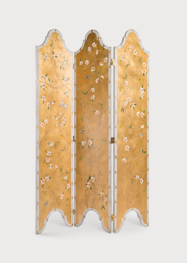 Moro Screen - Three Panels Gold Leaf - Porte Italia