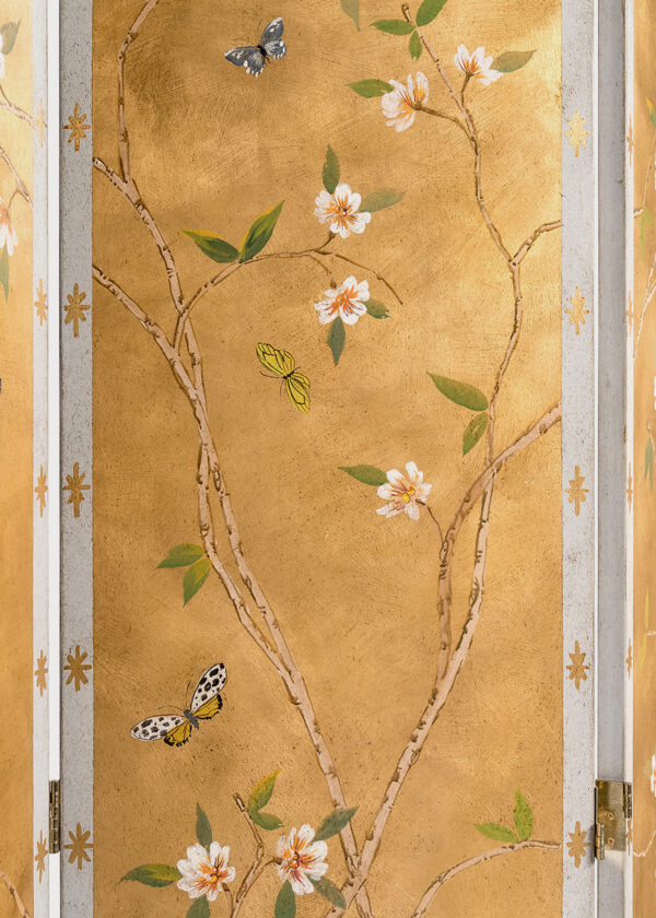 Moro Screen - Three Panels Gold Leaf - Porte Italia